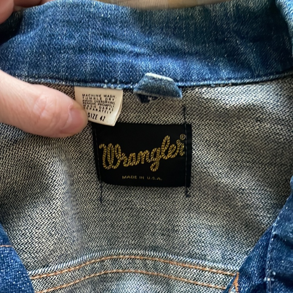 Vintage 70s/80s Wrangler Denim Trucker Jacket - Gem